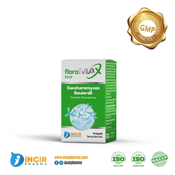 floraMAX Saccharomyces Boulardii Probiotic Capsul – İncir Pharma